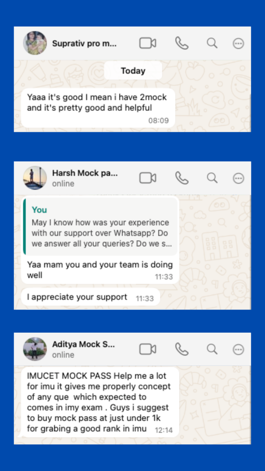 IMUCET Mock Pass Plans – Marinesthing Academy